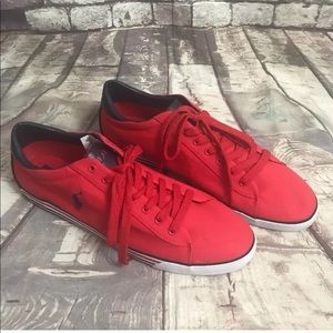 Polo Ralph Lauren | Shoes | Mens Polo Ralph Lauren Harvey Red Shoes Sz ...